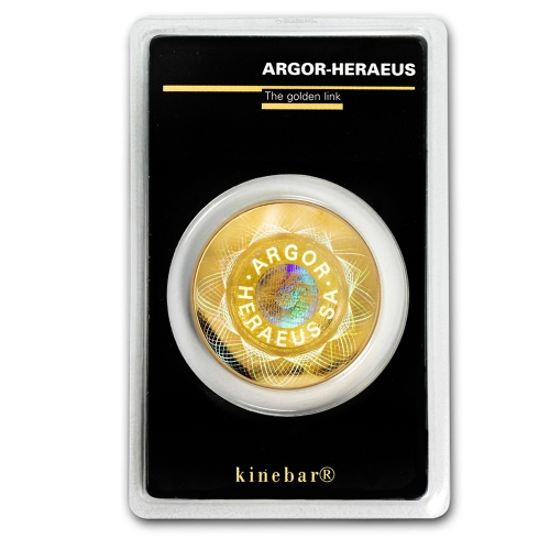 1 Ounce Argor Heraeus Kinebar Gold Round